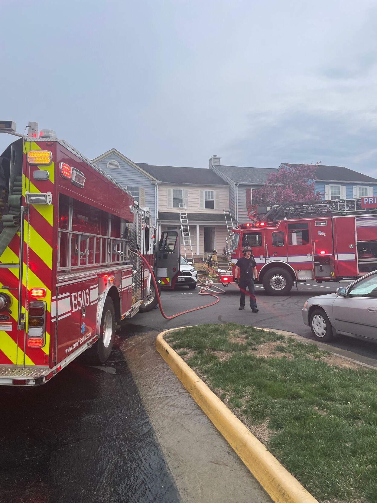 One displaced after Dumfries townhome caught fire | News ...