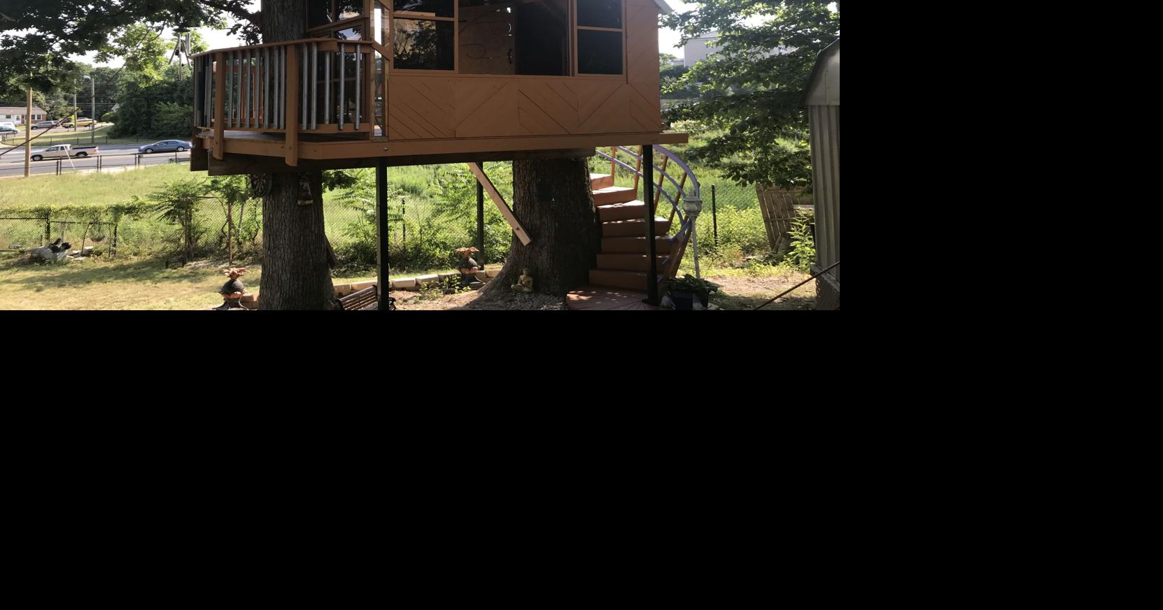 Woodbridge dad fulfills his own childhood treehouse dream for his kids ...