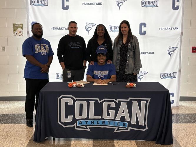 Nineteen Colgan Sharks sign to play their sport in college | News ...