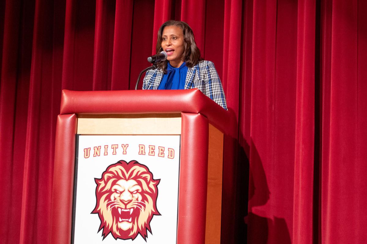 Unity Reed High School celebrates its new name, new look | News ...