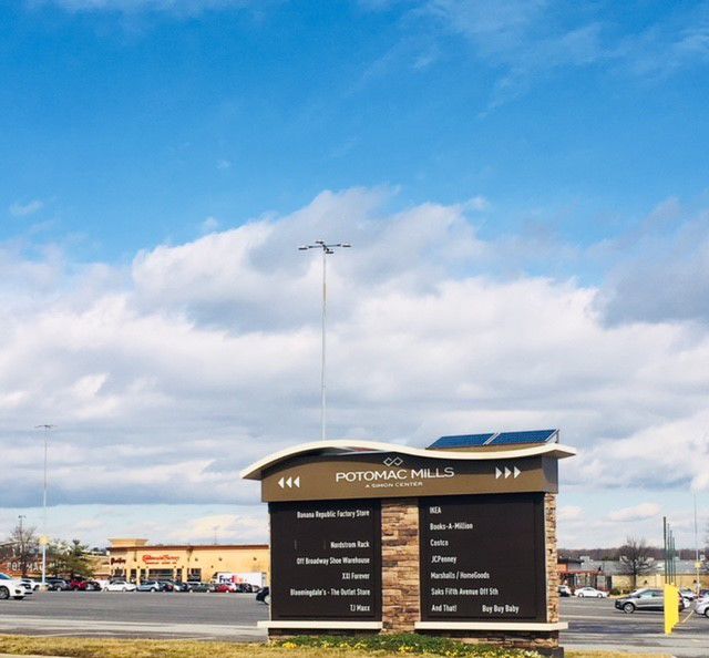‘Reimagined’ Potomac Mills sign nears completion | News ...