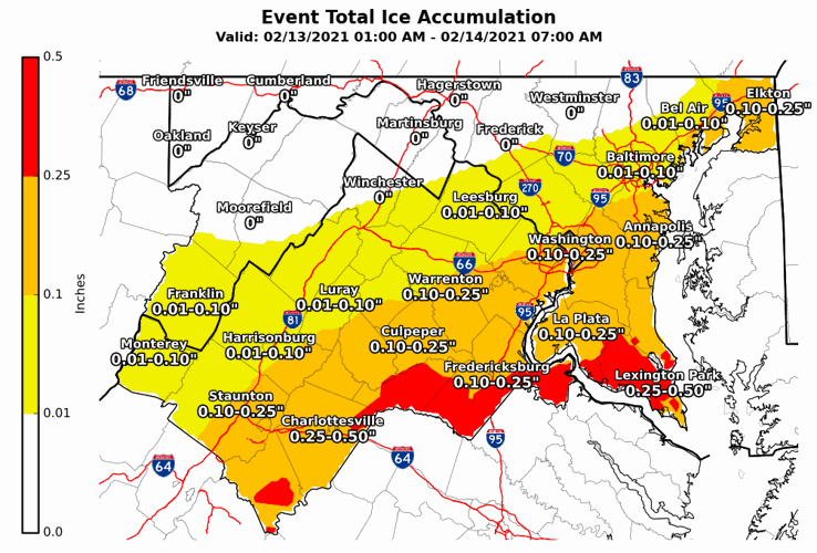 UPDATED: Ice storm 'warning' in effect until Sunday morning, residents ...
