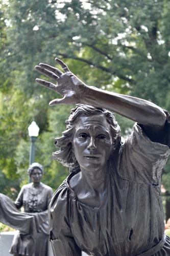 ‘No pedestals, no weapons, no horses’: Women’s monument unveiled on ...