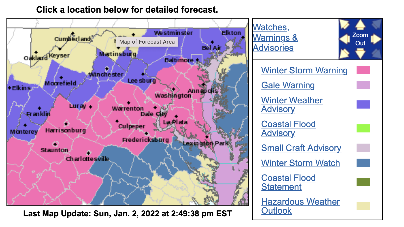 UPDATED: Prince William, Manassas under winter storm 'warning,' 3 to 7 ...