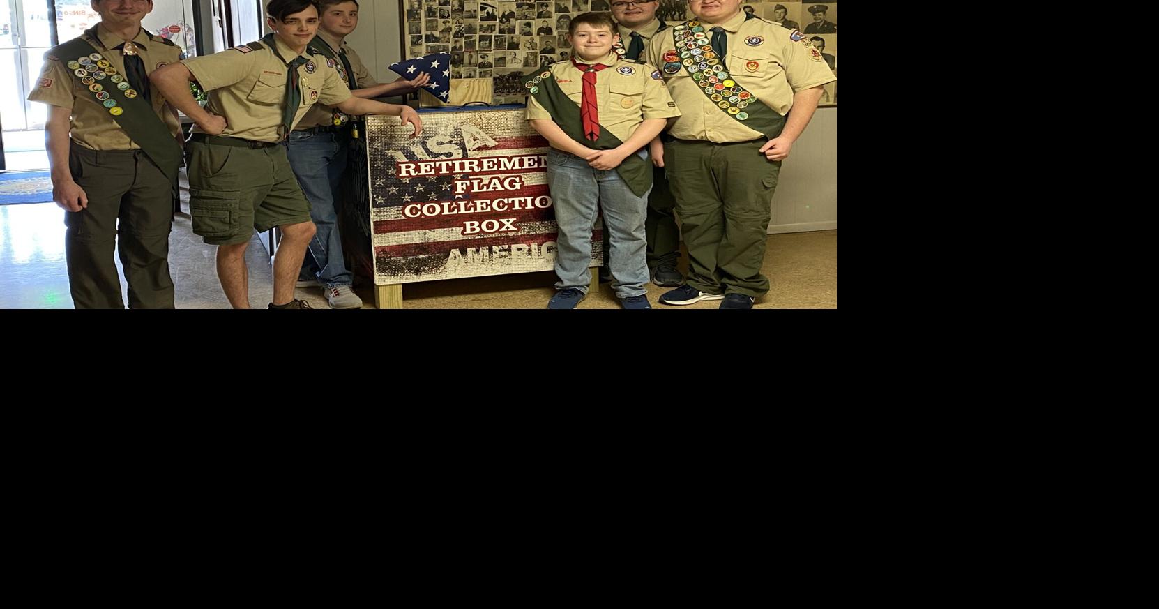 Boy Scout Troop 83 Holds Flag Retirement Ceremony | Community ...