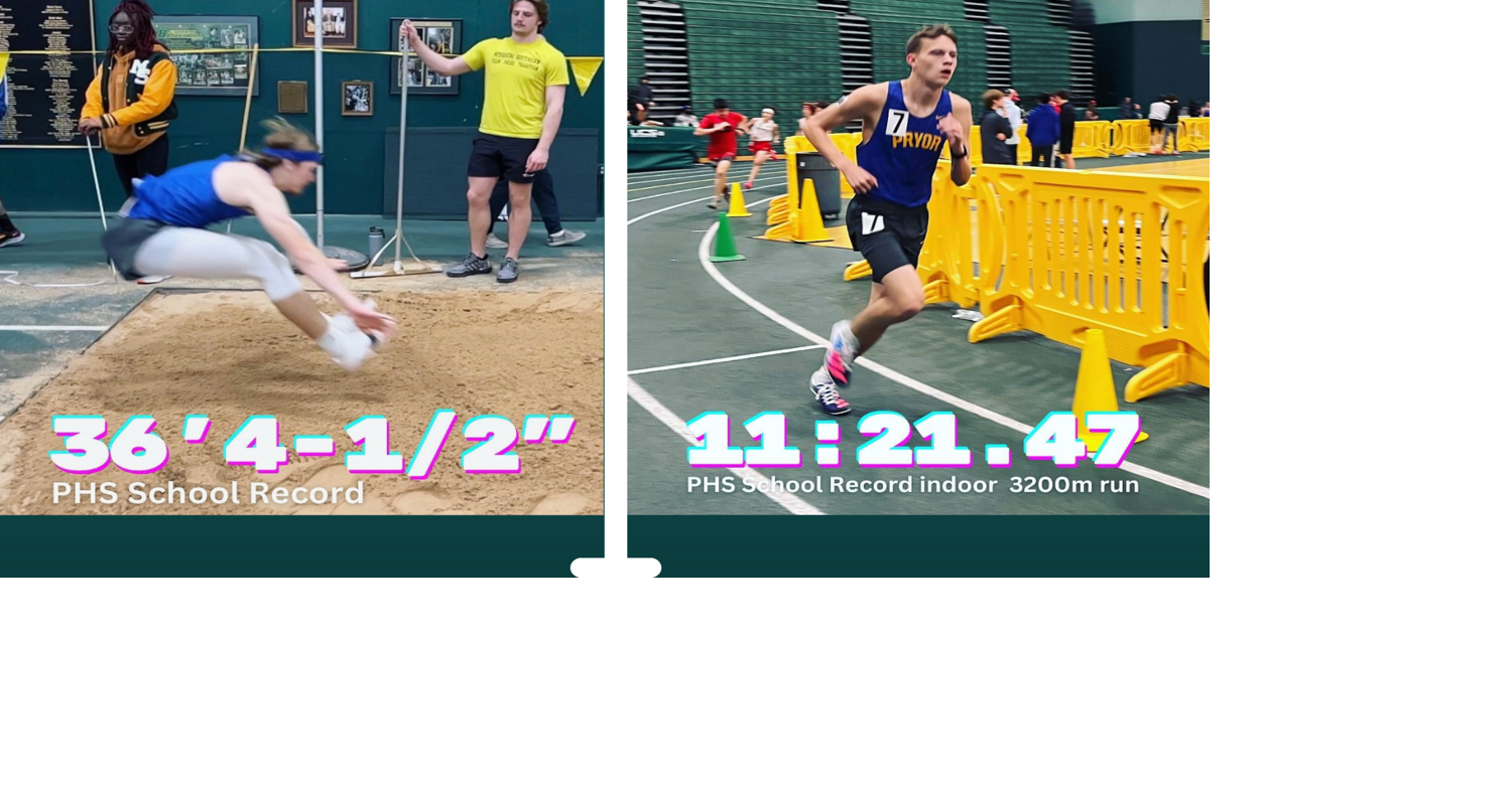 Pryor Boys Track Goes Indoors for the Winter - David Hoagland and ...