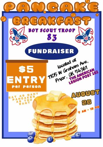 Pryor's Boy Scout Troop 83 Pancake Breakfast | Community | pryorinfopub.com
