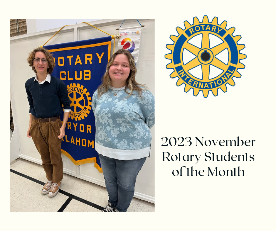 2023 Rotary Students of the Month November | Community | pryorinfopub.com