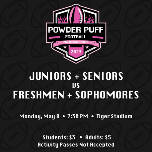 Powder Puff Football Tonight | Sports | pryorinfopub.com