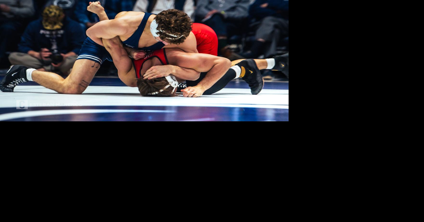 Penn State vs Ohio State wrestling: Penn State's Mitchell Mesenbrink ...
