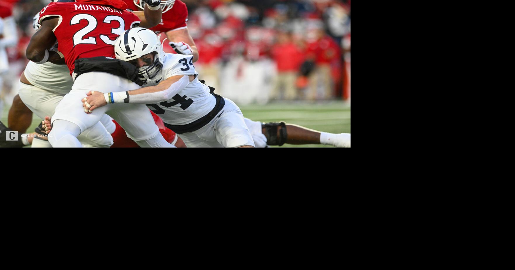 SEE IT: James Franklin puts Penn State football linebacker Dominic ...