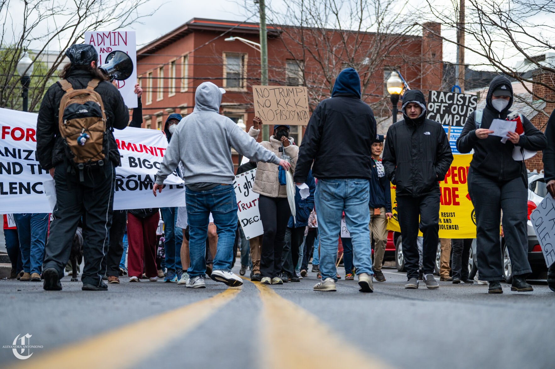 Penn State students protest against ICE activity | University Park ...