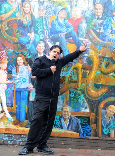 ‘Healing in color’: Local State College artist creates murals in honor ...