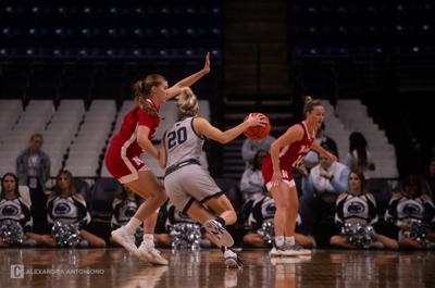 Penn State women's basketball breaks century mark once again in triumph ...