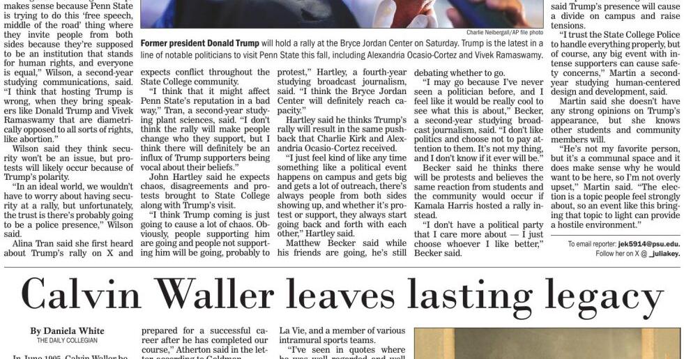 The Daily Collegian for Oct. 25, 2024 | Print Editions | Daily ...