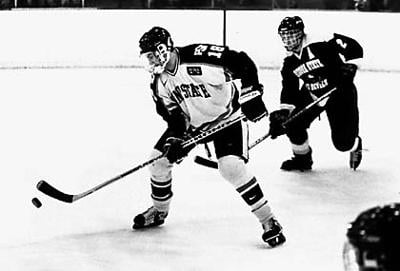Tom Westfall juggling the puck during a last season match | Archived ...