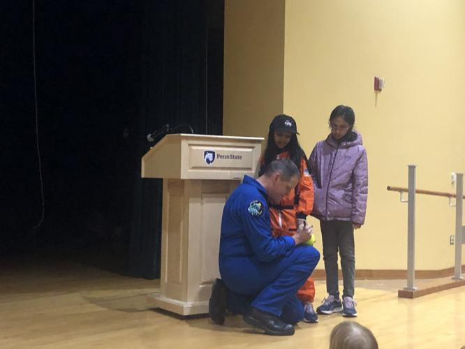 NASA astronaut Bob Hines inspires next generation of scientists during ...