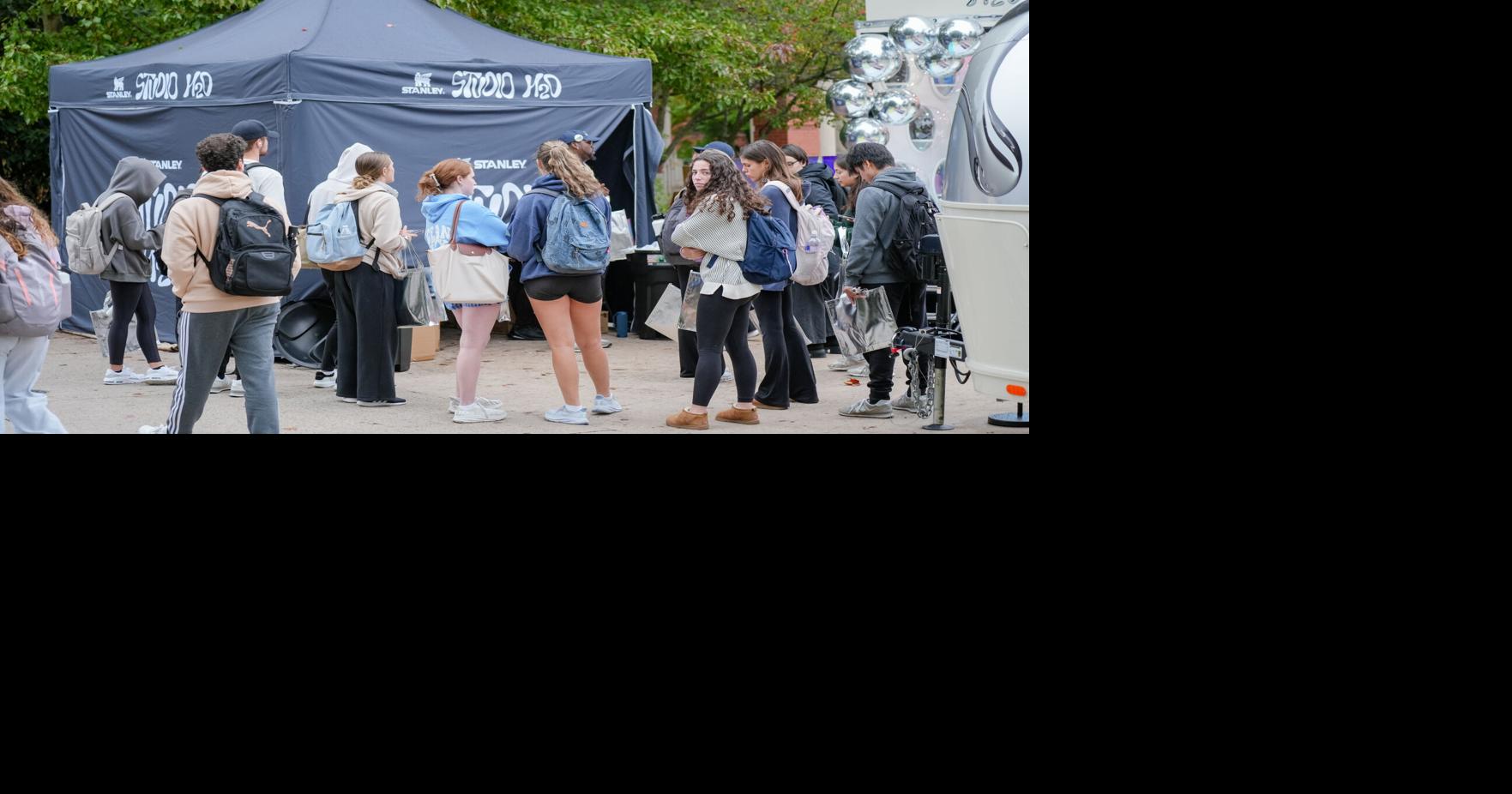 Stanley Studio H2O pop-up, students waiting | | psucollegian.com