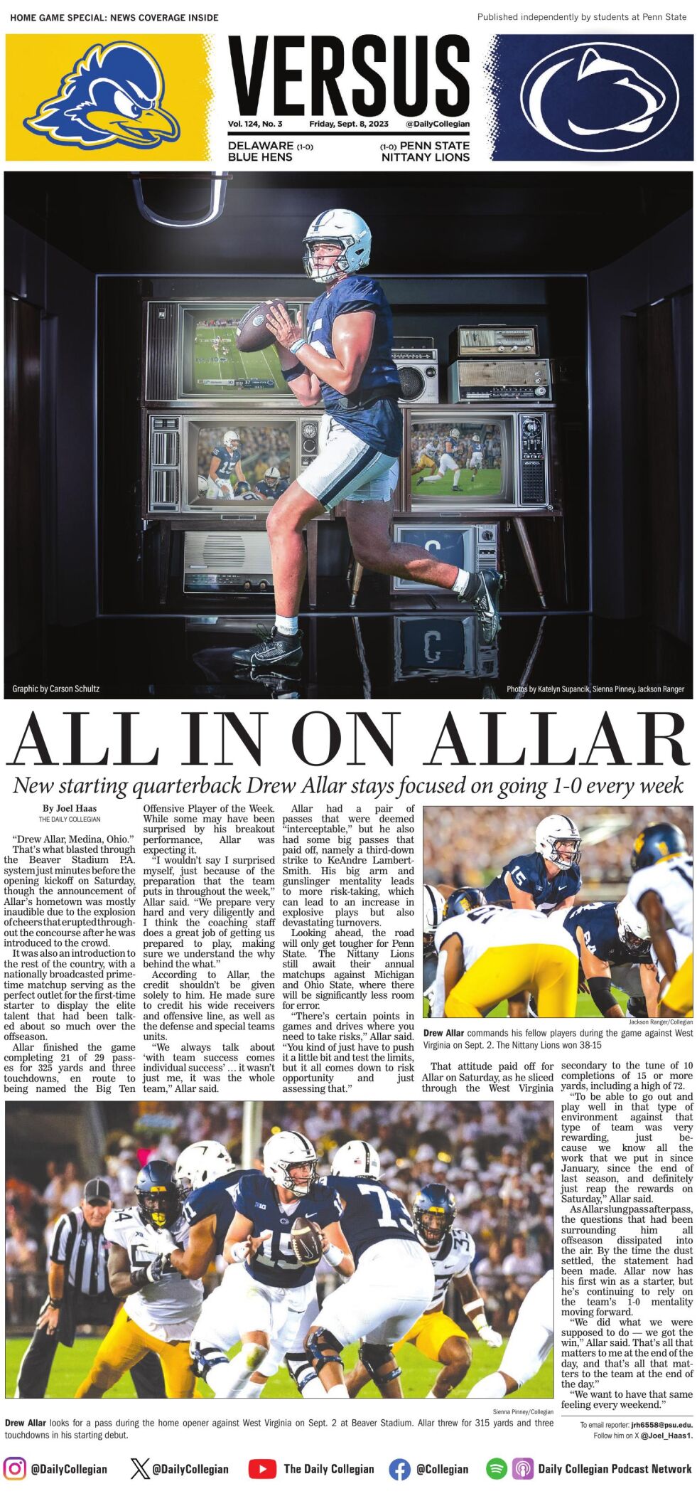 The Daily Collegian for Sept. 8, 2023 | Print Editions | Daily ...