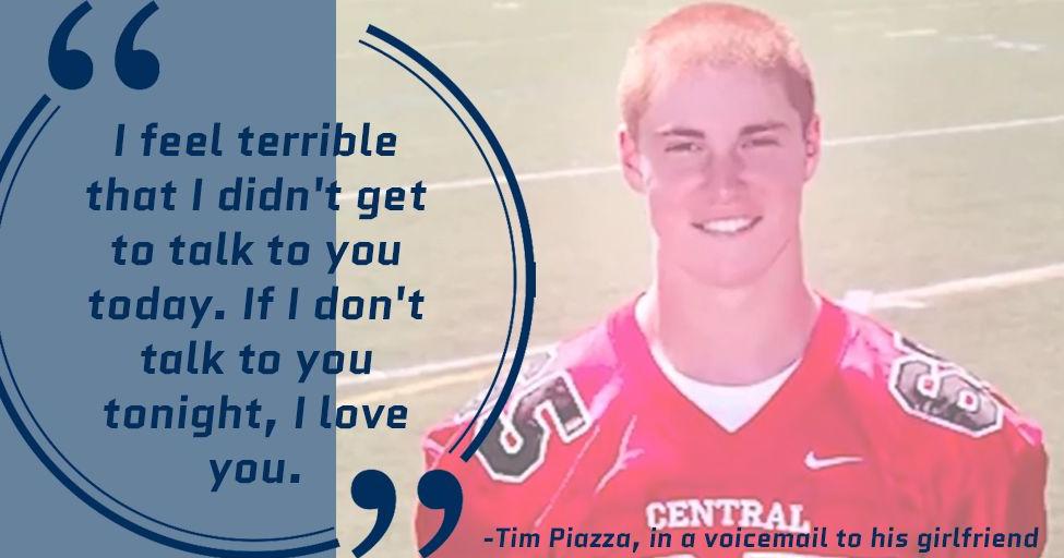 Timothy Piazza's voicemail to girlfriend before Penn State frat hazing ...