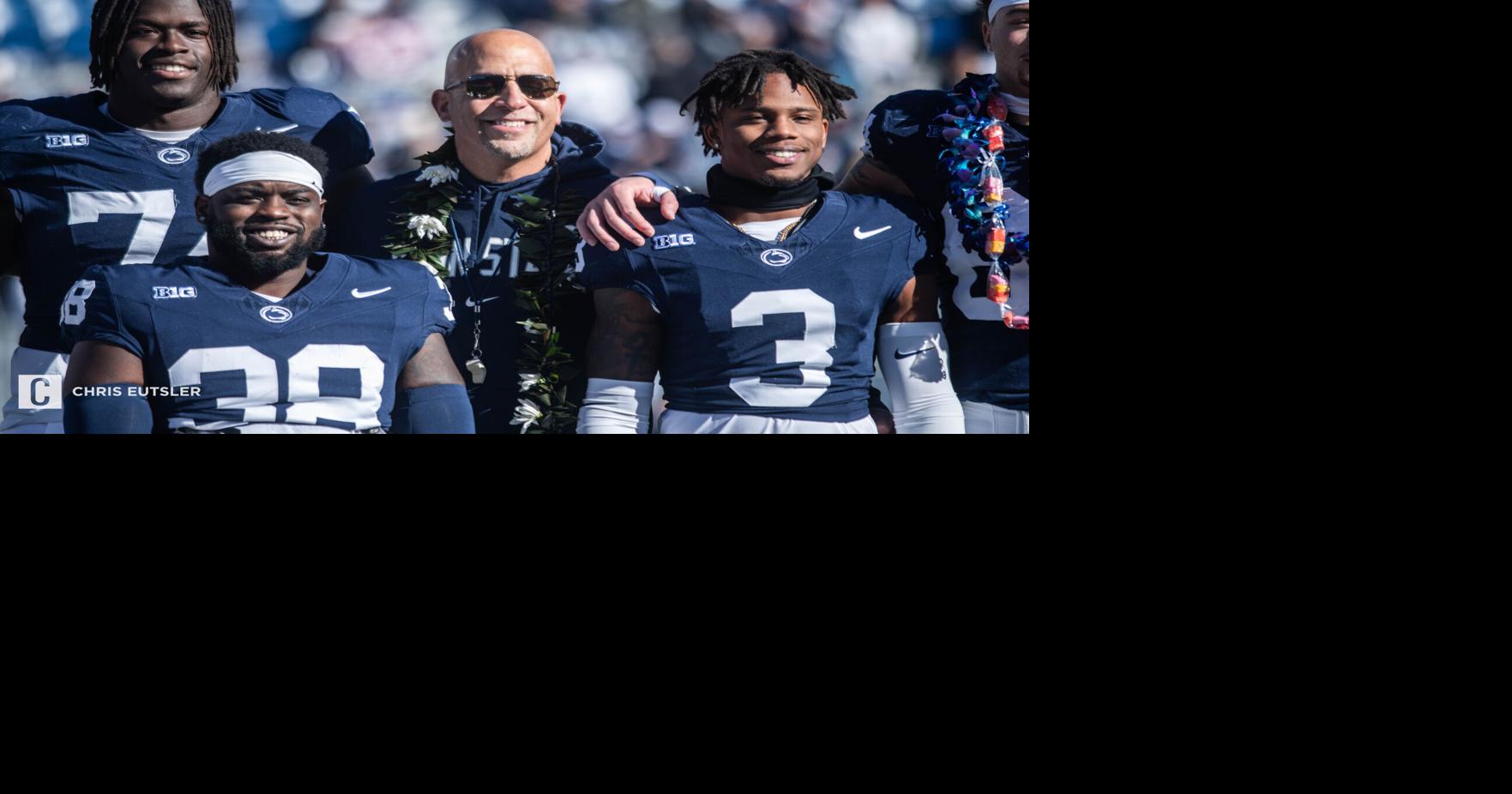 PSU Football V. Rutgers, Franklin stands with seniors | | psucollegian.com