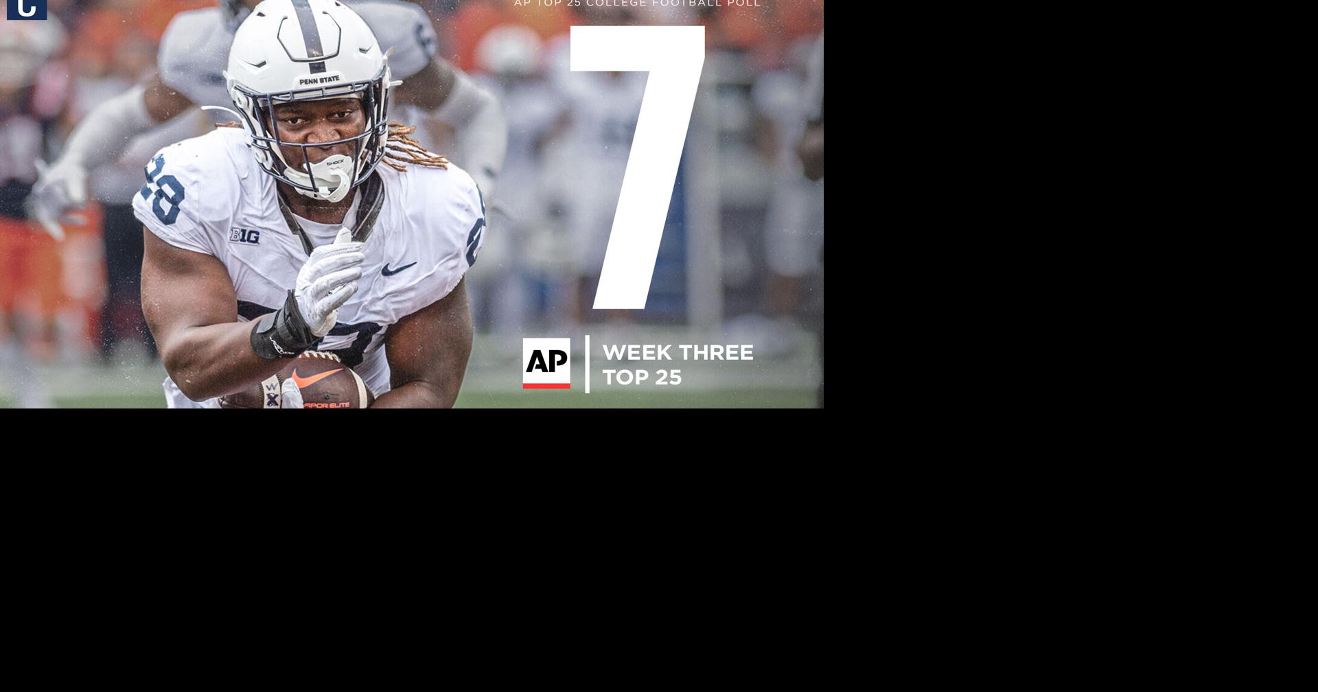 Penn State ranks No. 7 in AP Top 25 poll for 3rd straight week | Penn ...