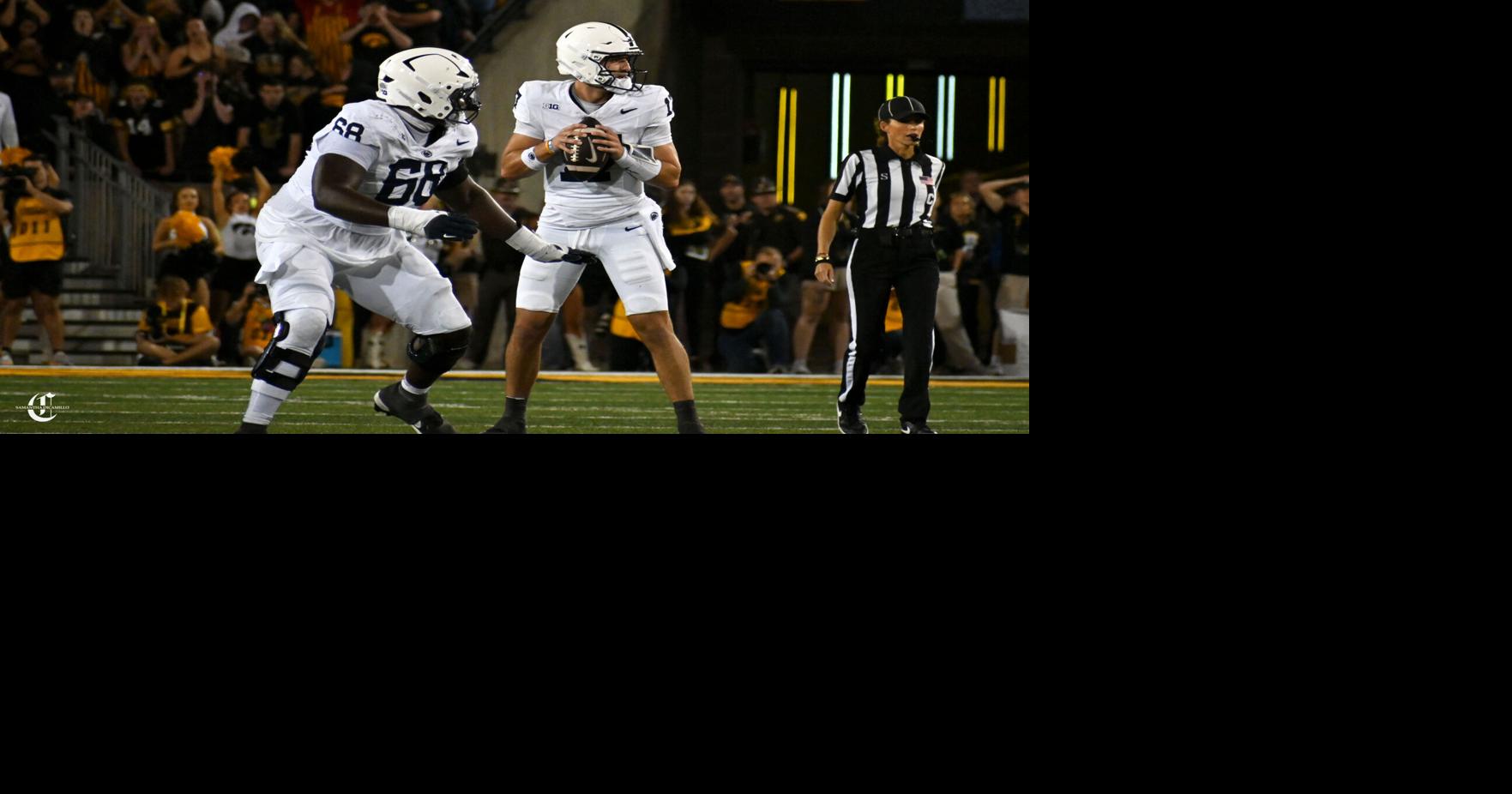 PSU Football vs Iowa, Ethan Grunkemeyer Passes | | psucollegian.com