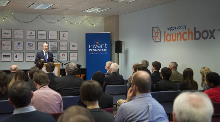 Governor Tom Wolf speaks at Happy Valley Launch Box | Gallery ...