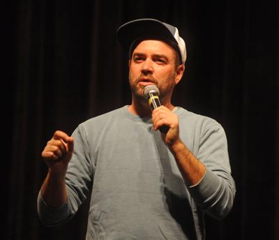 Sex, gender and rainbows: Comedian and actor Ian Harvie speaks during ...