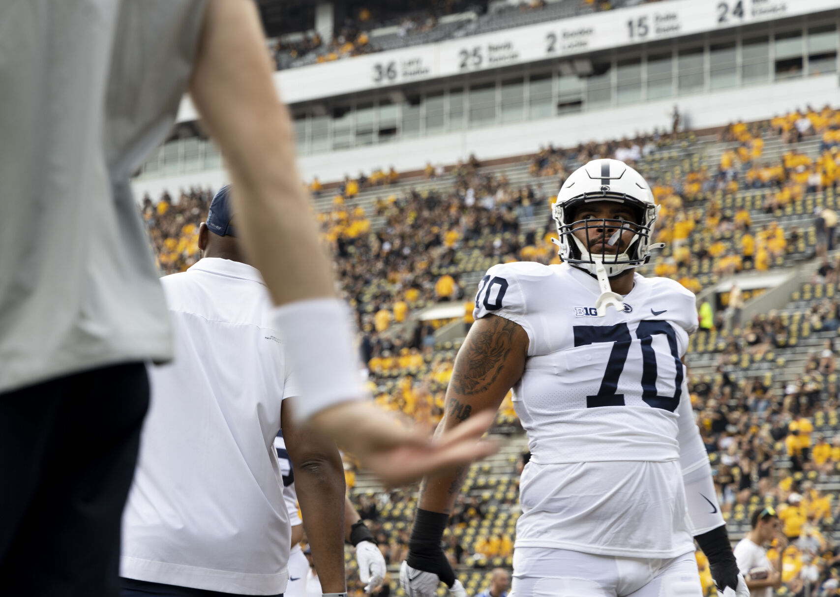 Report: Former Penn State OL Juice Scruggs traded to Detroit Lions ...