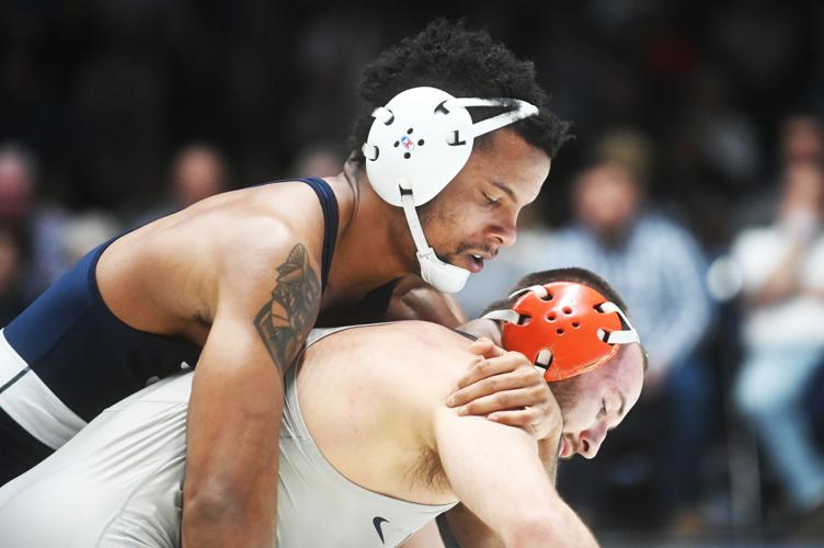 Nerves aren’t an issue for Penn State wrestling’s Mark Hall ahead of ...