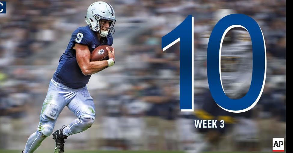 Penn State checks in at No. 10 in this weeks AP Top 25 | Penn State ...