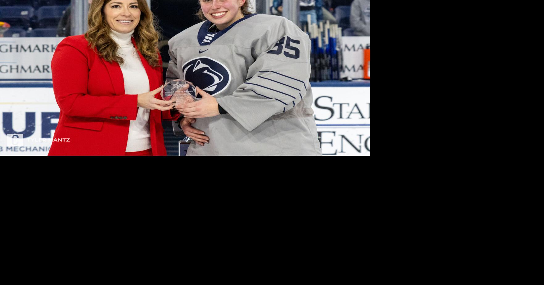Goaltender Katie DeSa leads strong effort in women’s hockey's CHA title ...