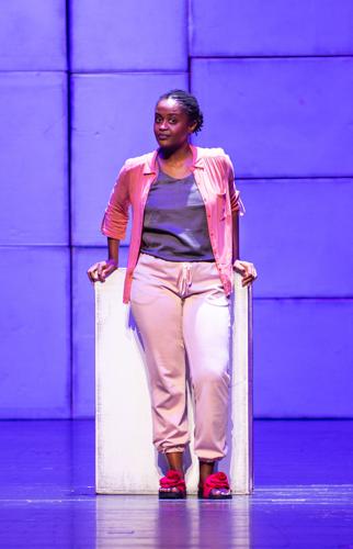 Malaika Uwamahoro performs in Eisenhower Auditorium during 'Cartography ...
