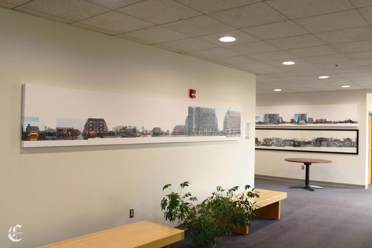 College Avenue streetscape mural shows then and now of State College ...