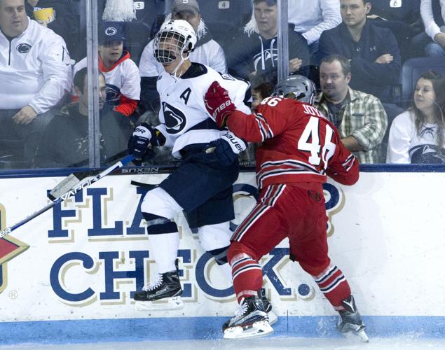 No. 1 Penn State men's hockey drops first of two to No. 11 Ohio State ...