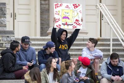 Silent protest held at Old Main following greek life restrictions ...