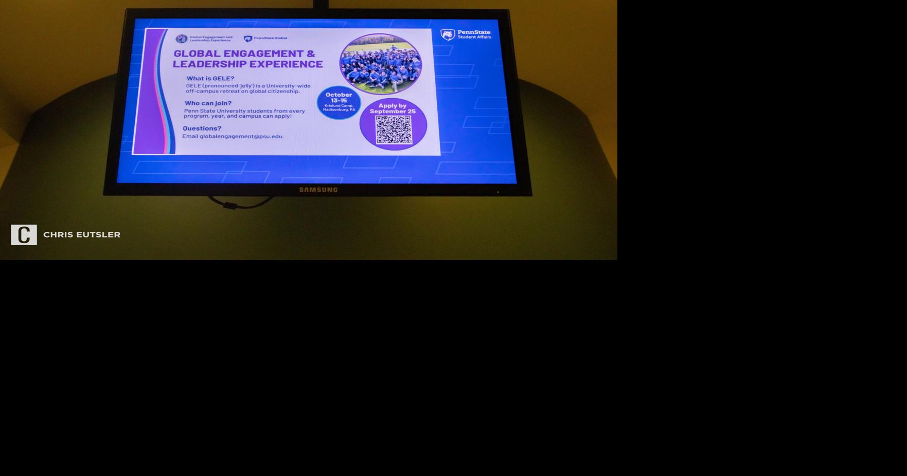 Global Engagement screen, HUB-Robeson Center | | psucollegian.com