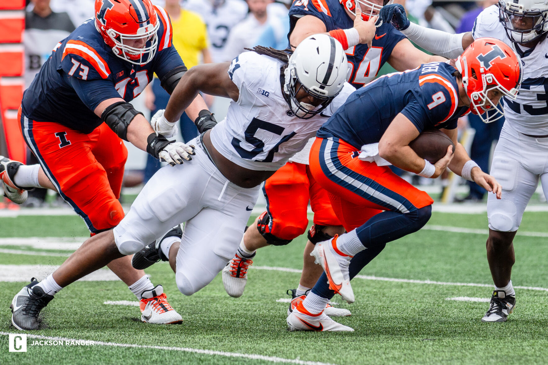 PSU Football v. Illinois, Hakeem Beamon | | psucollegian.com