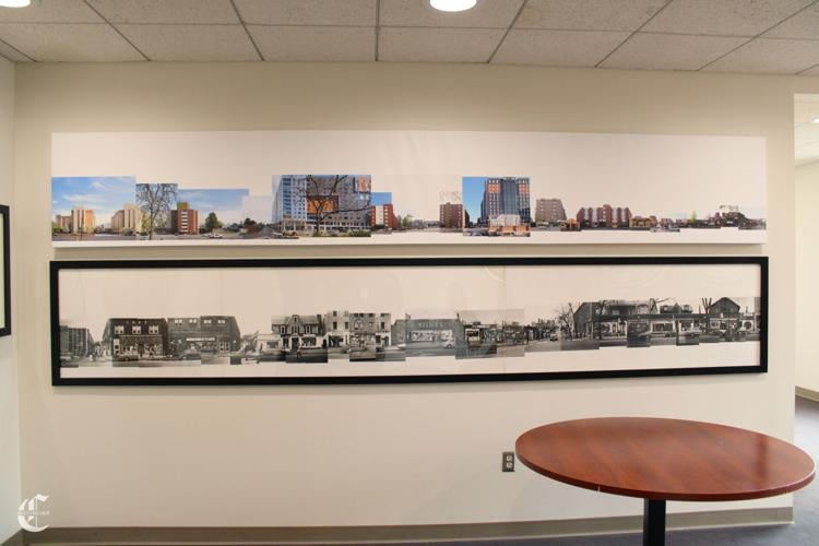 College Avenue streetscape mural shows then and now of State College ...