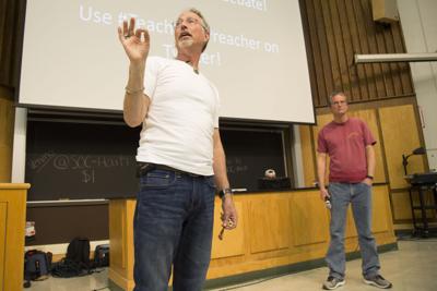 Willard Preacher appears at Forum for a debate with Sam Richards ...