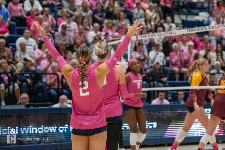 Penn State women's volleyball defeats Michigan in three sets | Penn ...