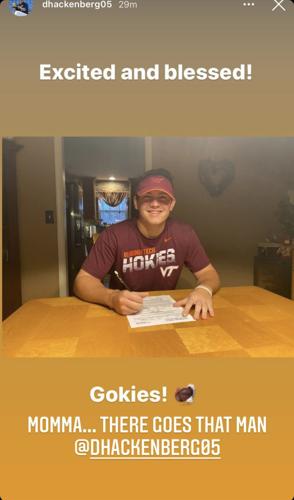 Drue Hackenberg, brother of Christian, signs with Virginia Tech ...
