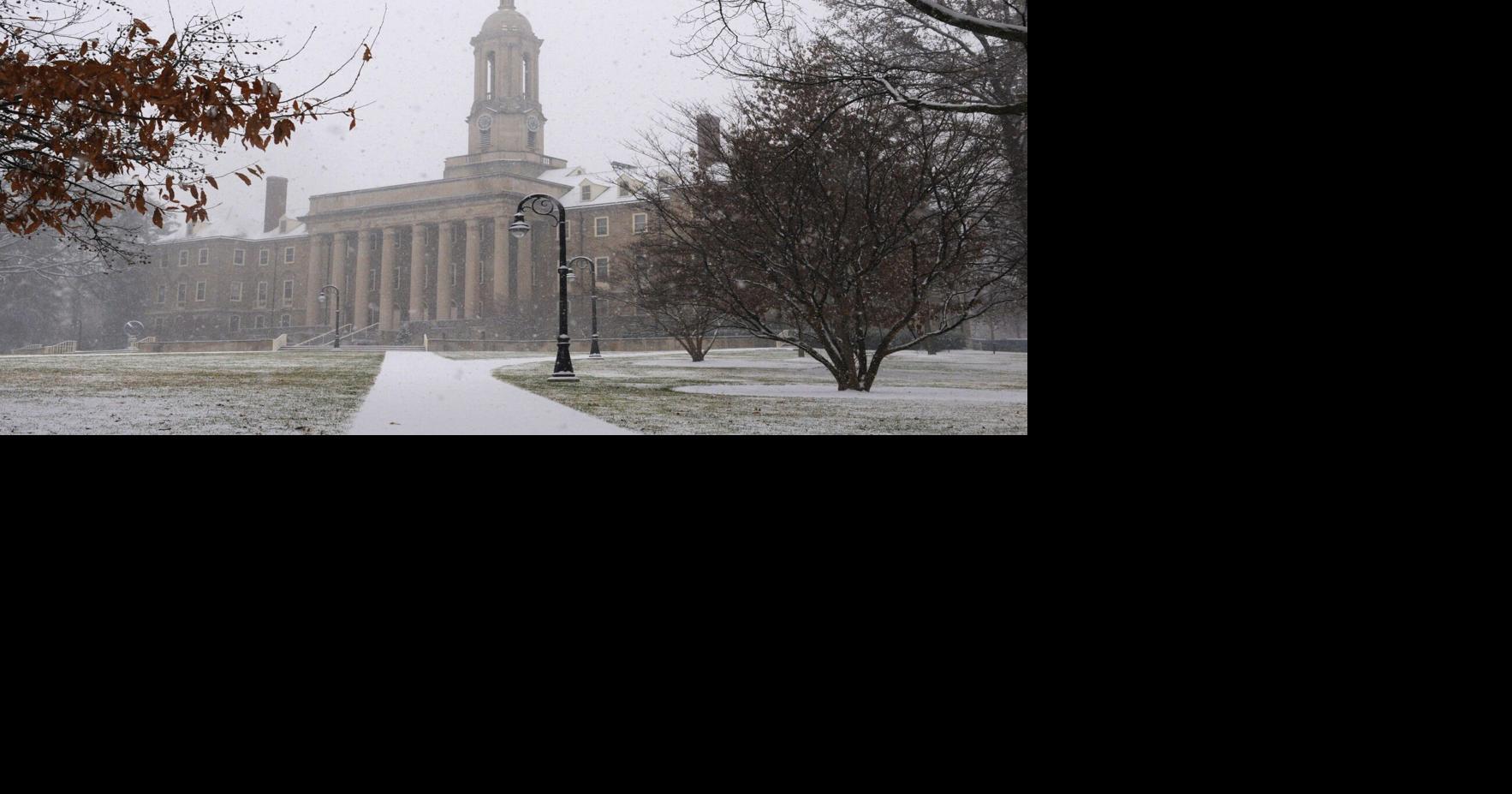 Snow at Penn State, Old Main | | psucollegian.com