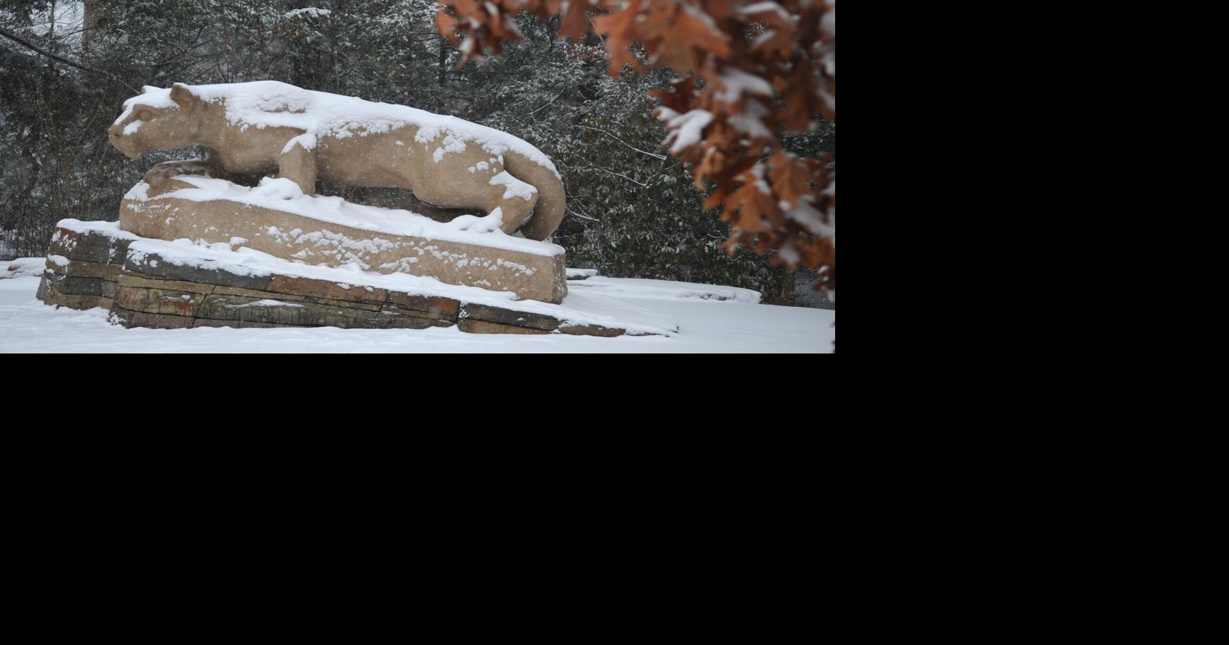 Snow at Penn State, Lion Shrine | | psucollegian.com
