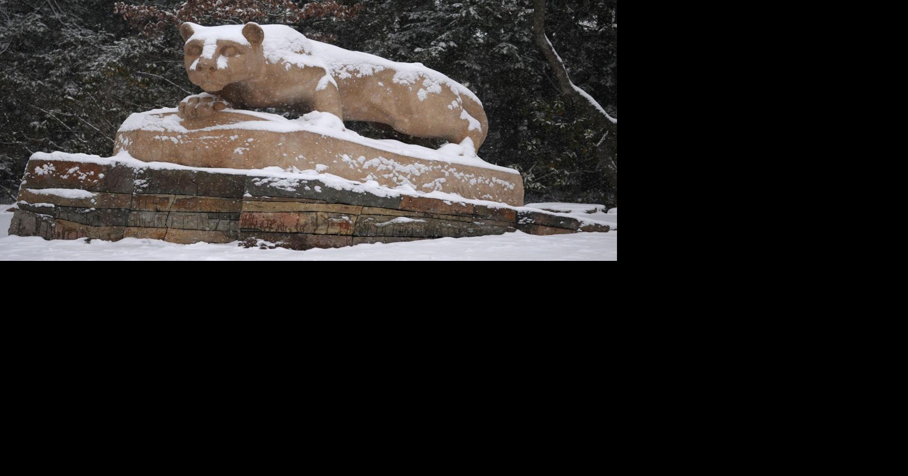 Snow at Penn State, Lion Shrine | | psucollegian.com