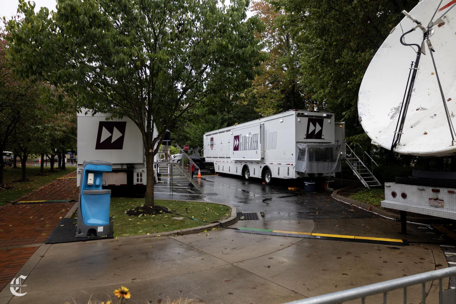 ESPN College Gameday Setup, trucks | | psucollegian.com
