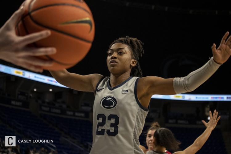 Penn State women’s basketball’s Taniyah Thompson has career night to ...