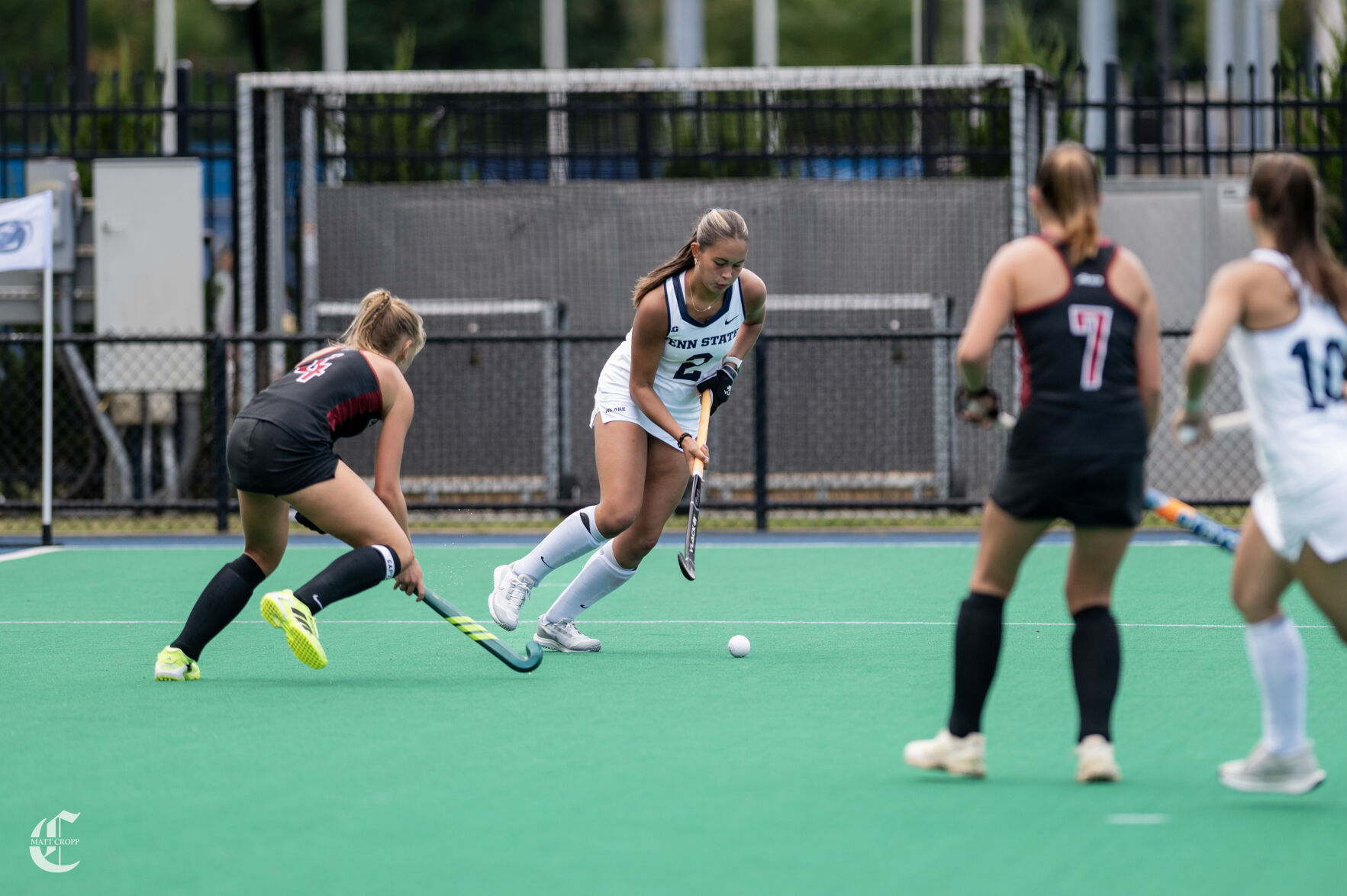 Field Hockey vs Saint Josephs, Katelyn Strawser between people ...