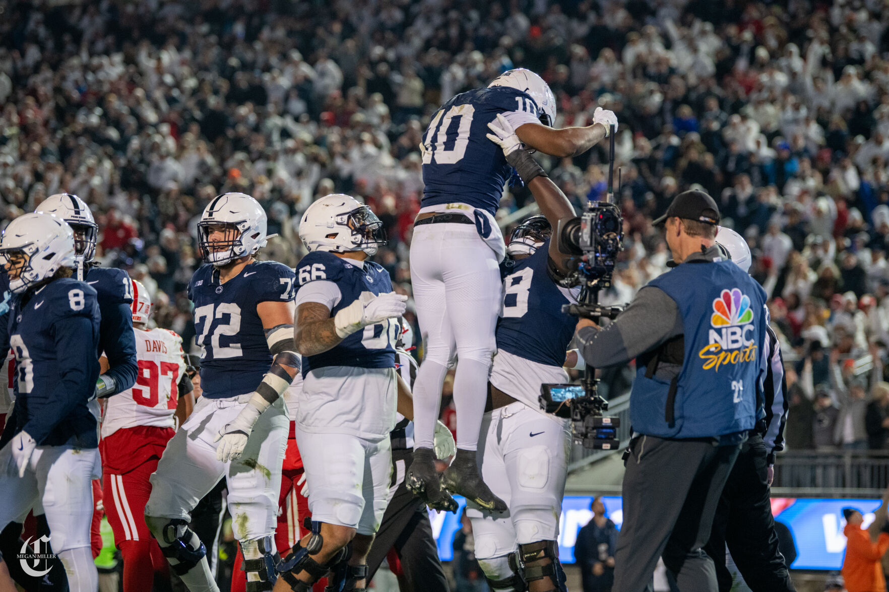 Nick Singleton ties Saquon Barkley's records on Senior Night | Penn ...